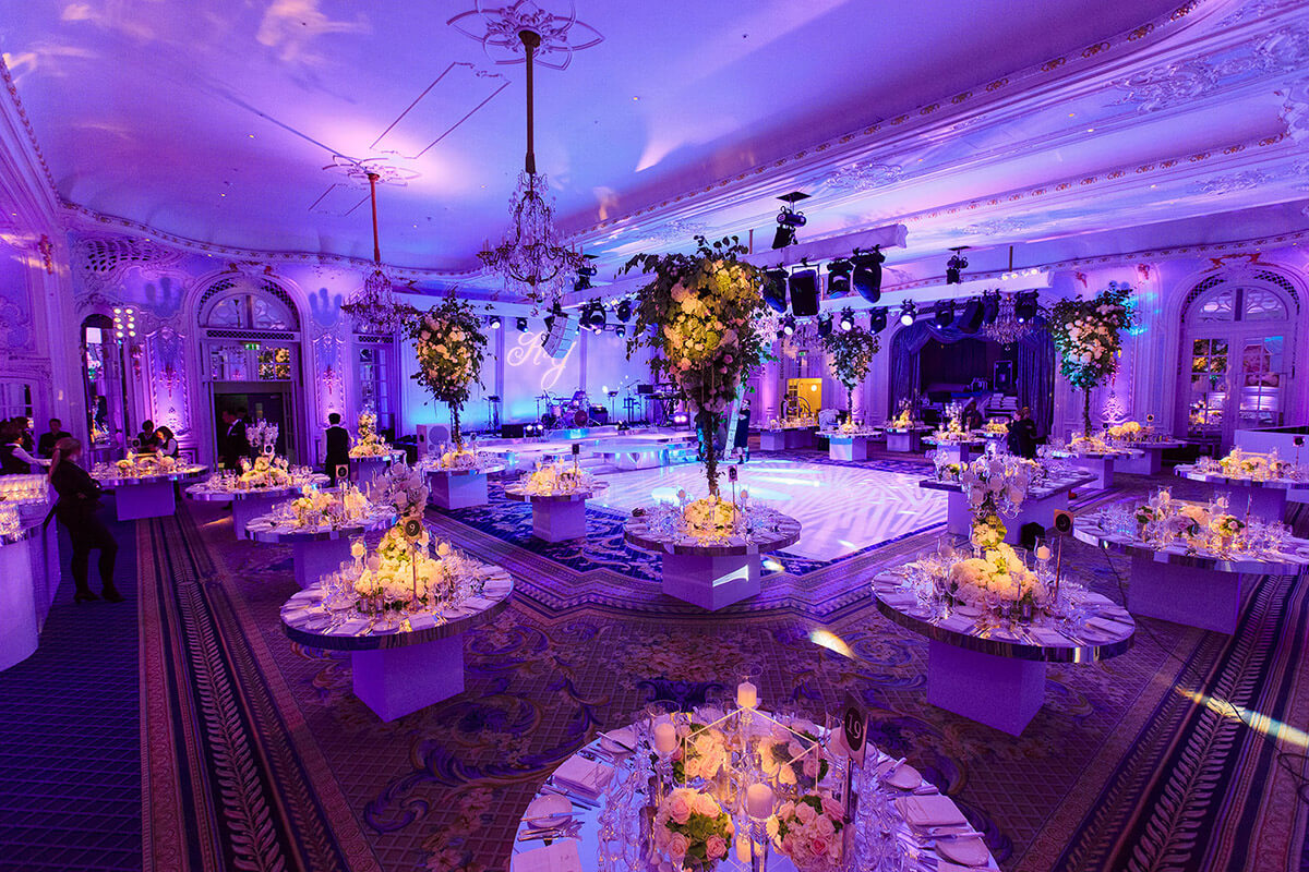 What Colour is Wedding Uplighting? | QOKO Events - 01403 626008